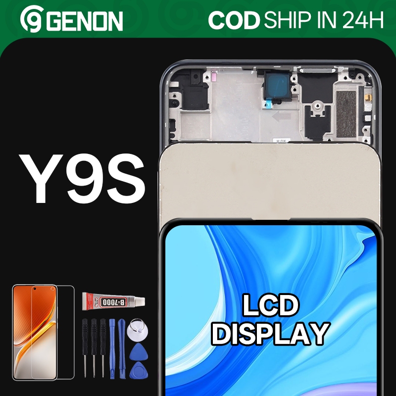 Genon IPS LCD for Huawei Y9s LCD Display Touch Screen with Frame ...