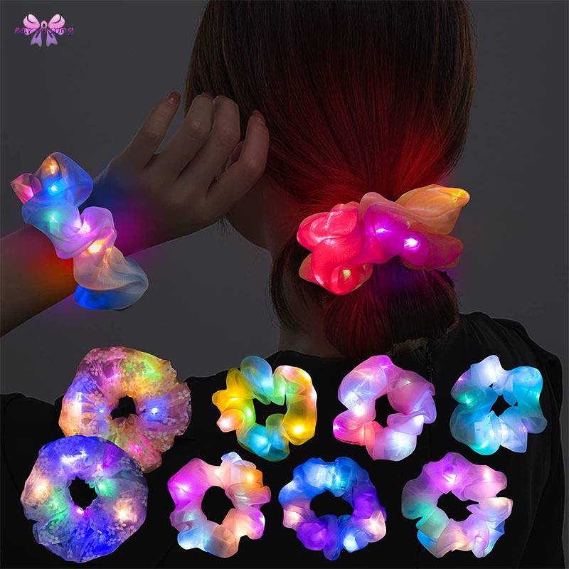 led hair ring luminous hair ring bar nightclub hair accessories [ES ...