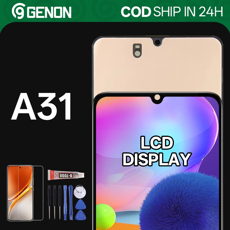 Genon OLED LCD for Samsung Galaxy A31 LCD Display Touch Screen with ...