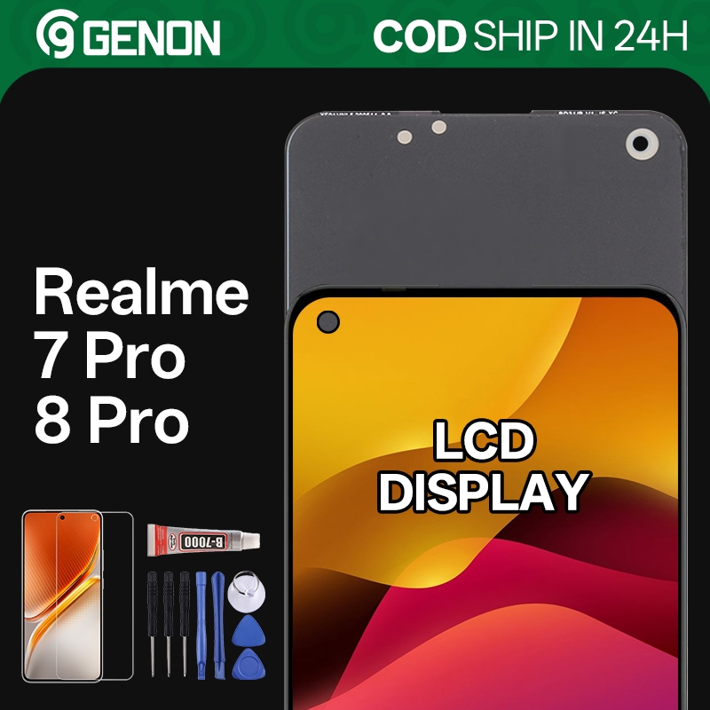 Genon OLED LCD for Realme 7 Pro / Realme 8 Pro LCD Display Touch Screen ...