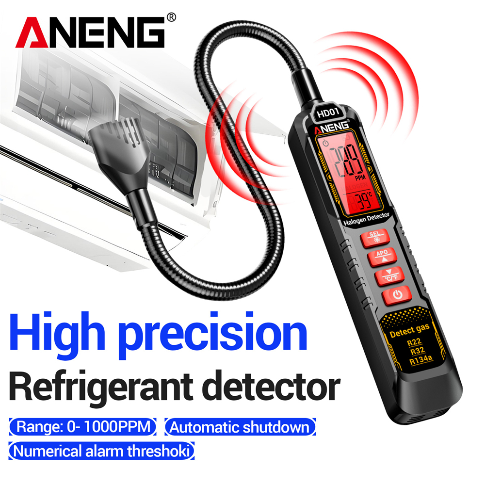 Professional Detector Leak Refrigerant gas ANENG Automotive/ Air ...