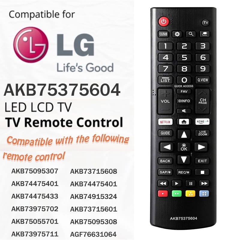 L/G Remote Control for Smart TV All LG Models Universal LCD LED 3D HDTV ...