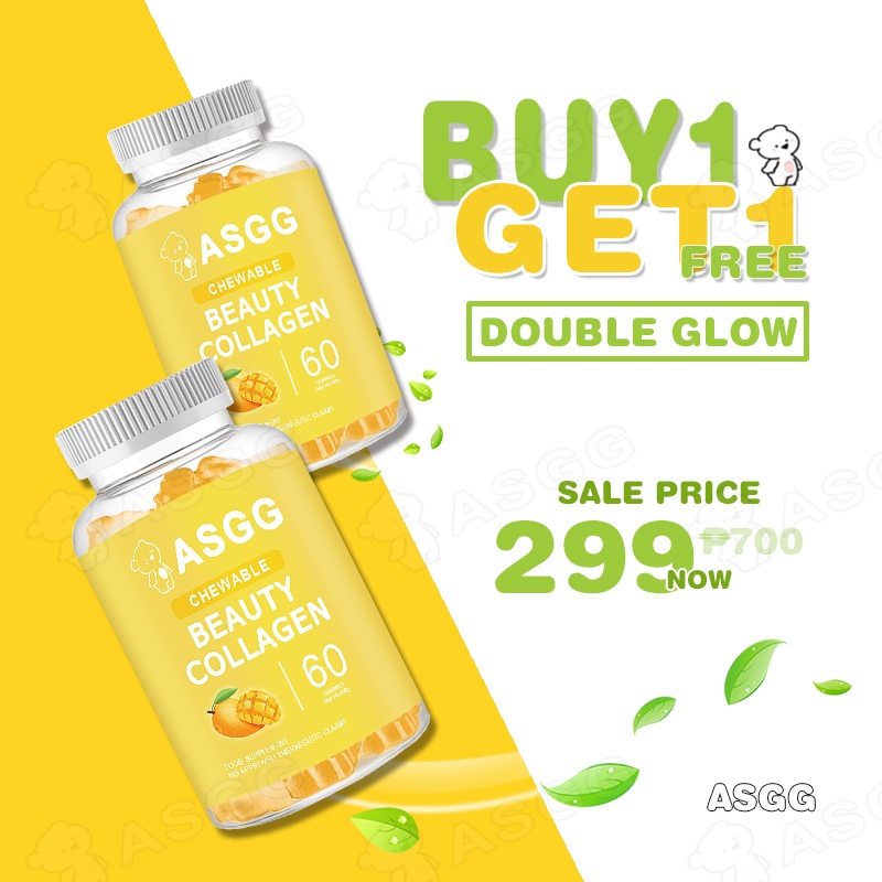 ASGG Collagen Glutathione glow Gummies Vitamins C Anti-aging Skin ...