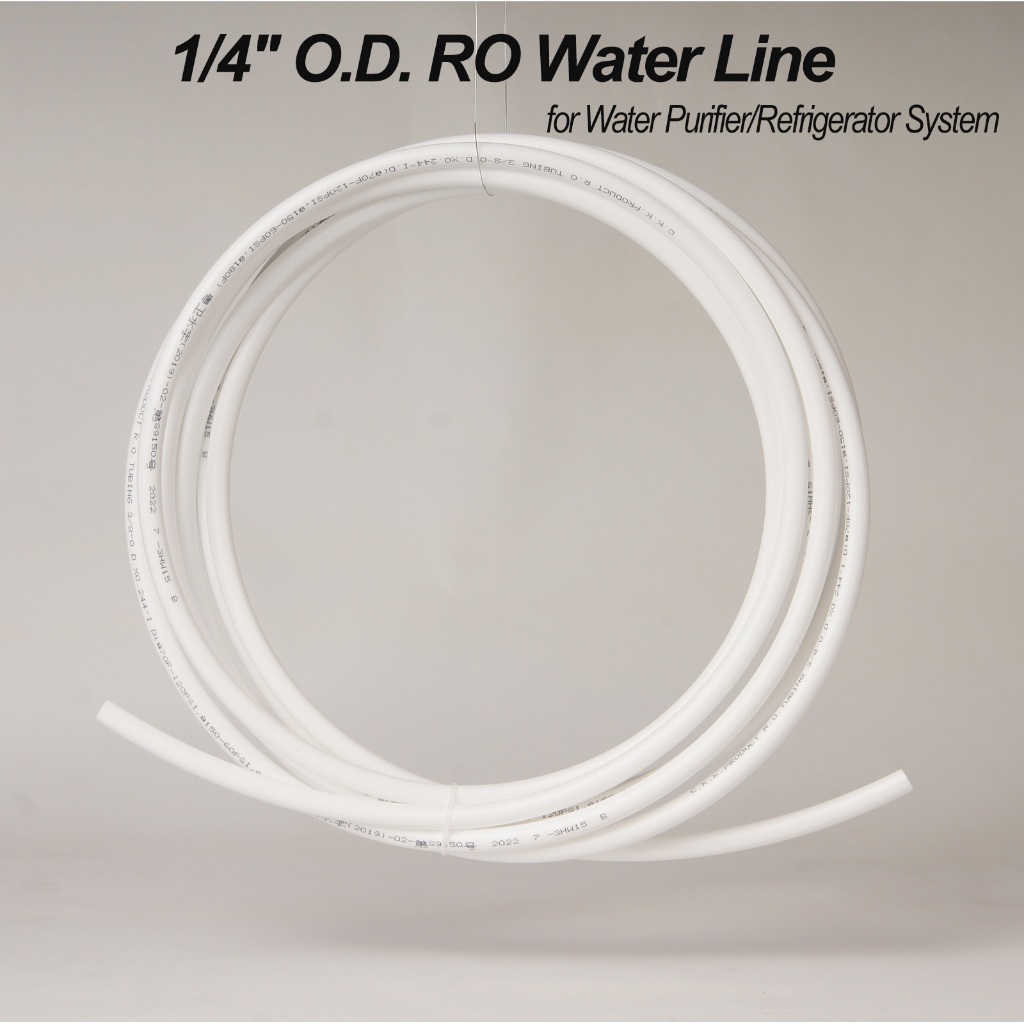 1/4 Inch (6mm) White PE Water Filter Tube Hose (3m/5m/10m Lengths ...