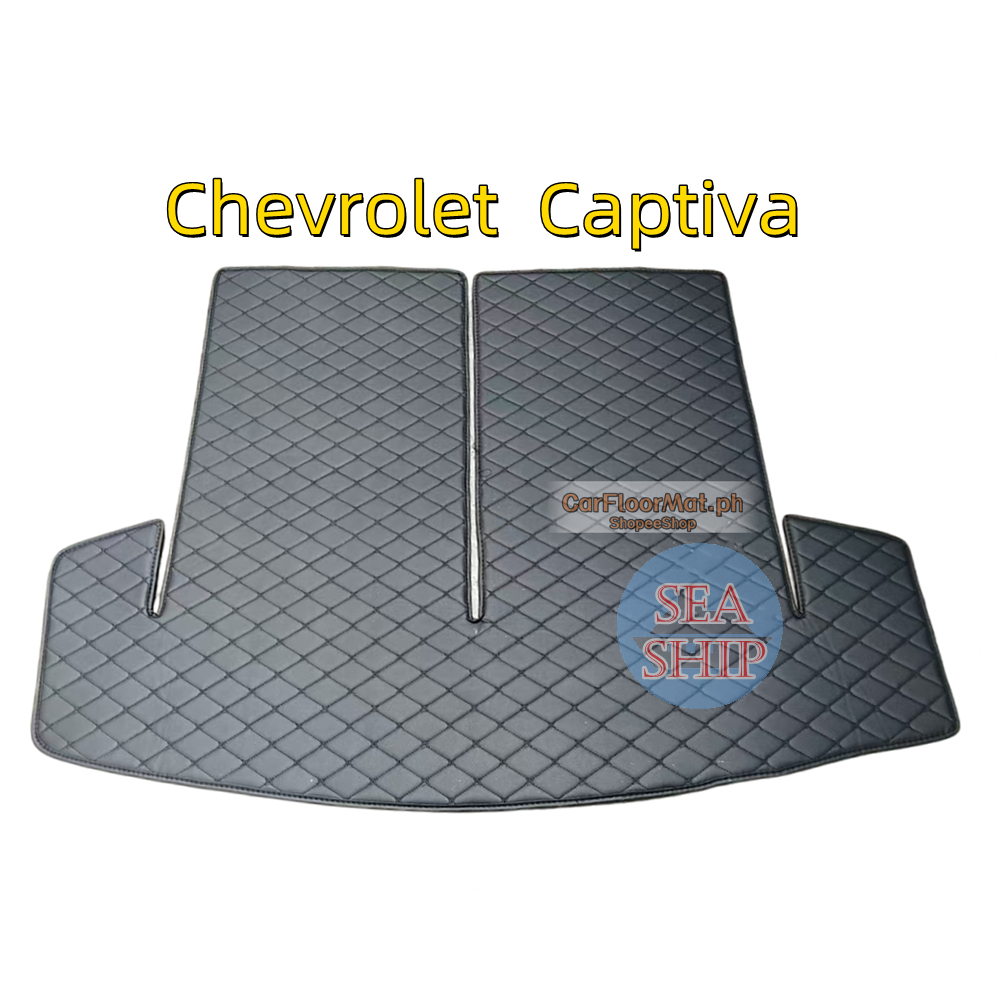 (Ready Stock) For Chevrolet Captiva BOOT CARPET PU LEATHER BOOT TRAY ...