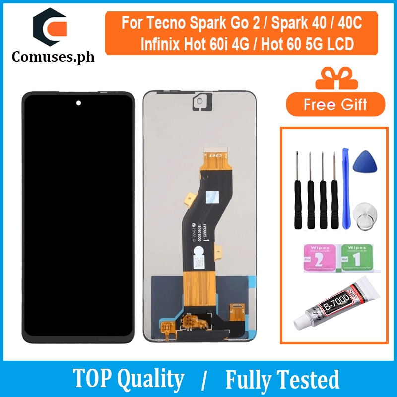 COMUSES Original LCD For Tecno Spark Go 2 / Spark 40 / 40C / Infinix ...