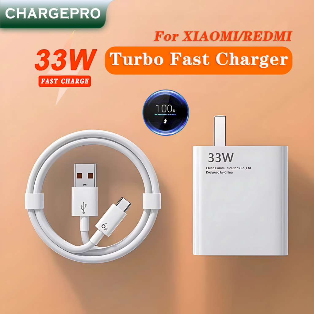 33W 67W Turbo Fast Charger Type C Adapter with 6A Fast Cable Android ...