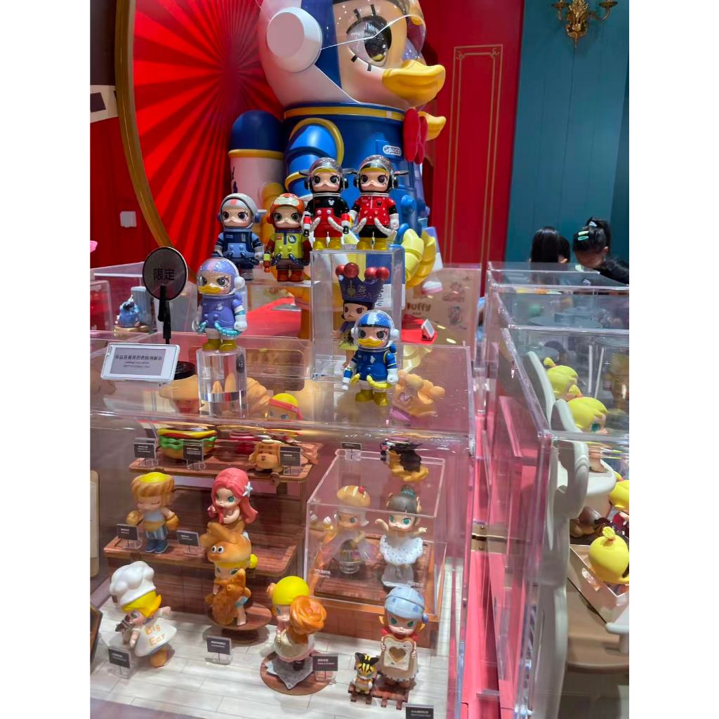 Pop Mart MOLLY100% Crazy Zoo Mickey Minnie Donald Duck Daisy Elevator ...