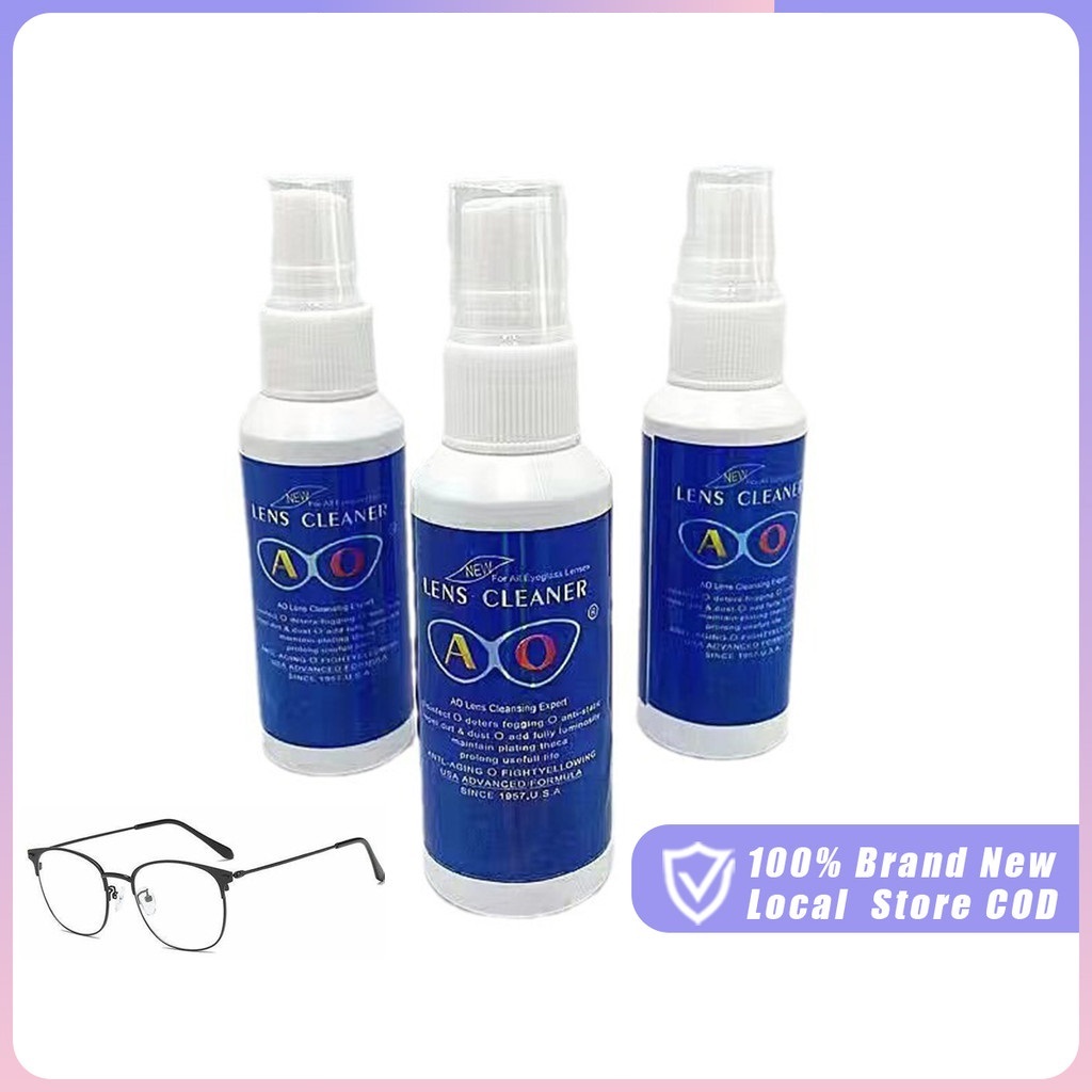 Lens Cleaner 60ml Eyeglasses Sunglasses Spray Lens Cleaner Cleaning ...