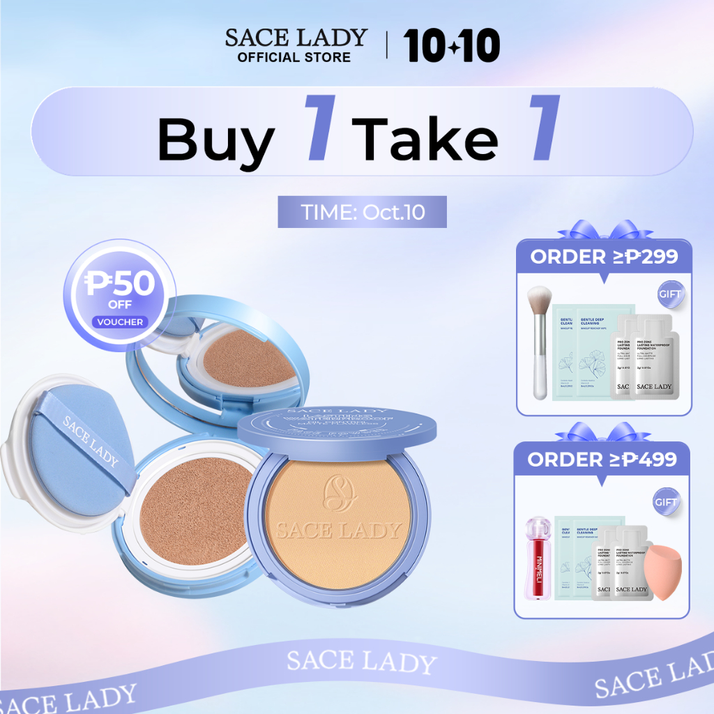 SACE LADY Lasting Matte Powder Oil Control Face Foundation Waterproof ...
