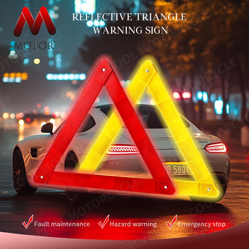 Car Safety Emergency Must - Have: Heavy - Duty Triangle Signature ...
