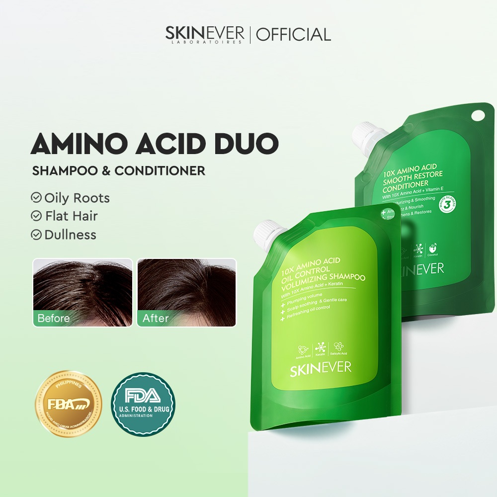 SKINEVER Amino Acid Oil Control Volumizing Shampoo Smooth Restore ...