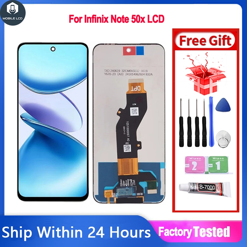 Original LCD For Infinix Note 50x LCD Screen Display Touch Screen ...