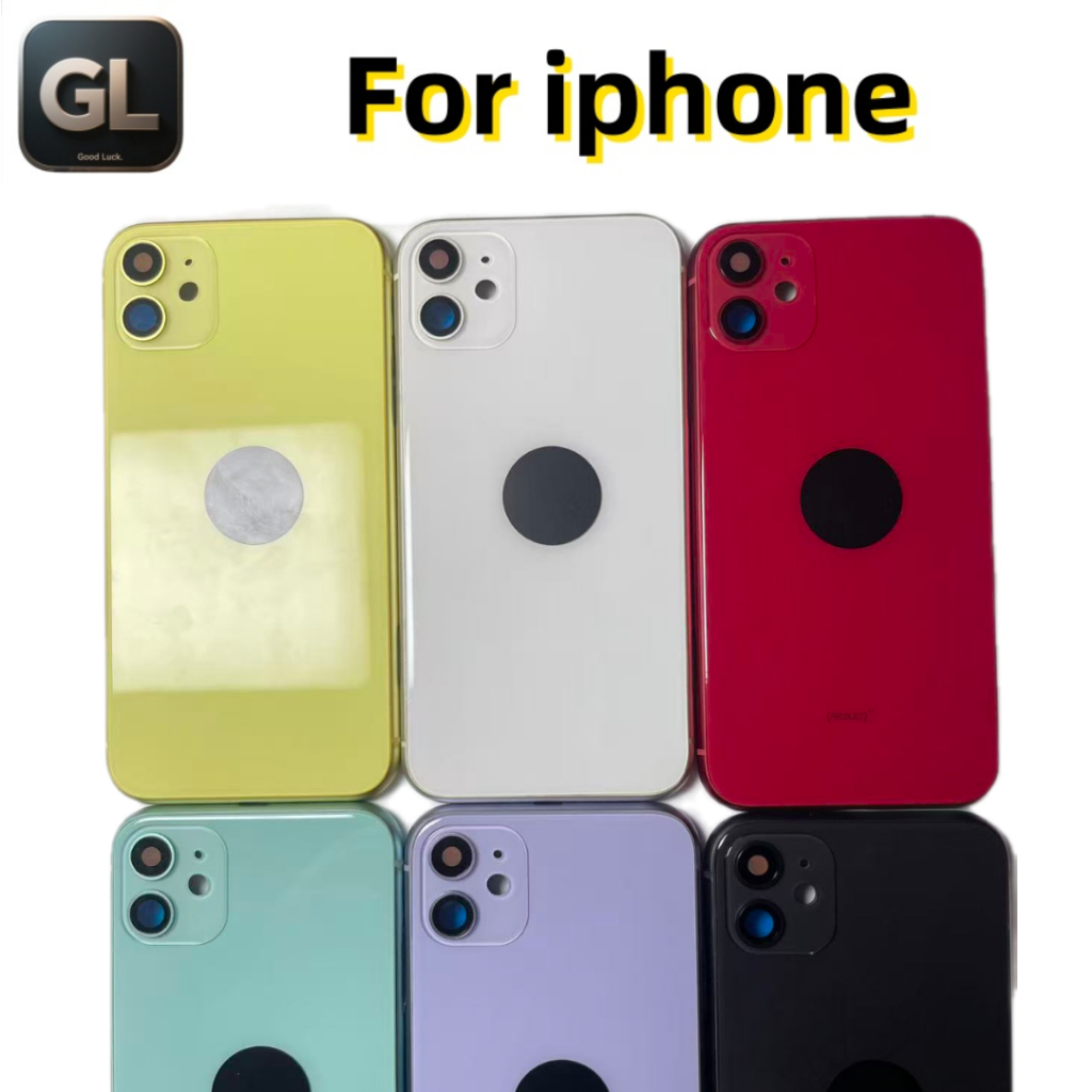 GL Replacement Back Cover Housing For iphone 11 Rear Battery Door Frame ...