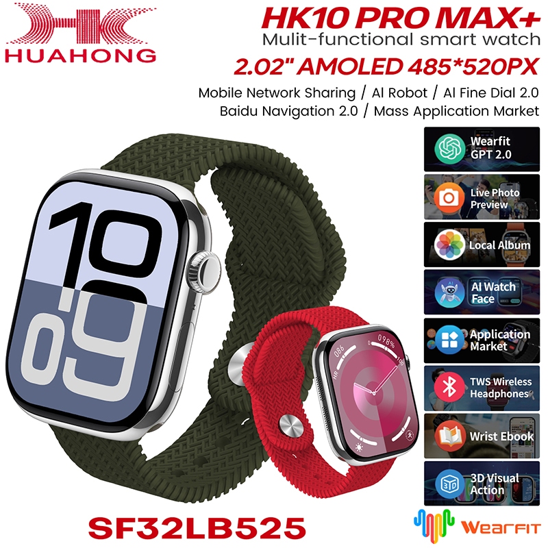HK10 Pro Max+ HK10 ULTRA3 MAX Gen11 AMOLED Smart Watch Men Women Photo ...