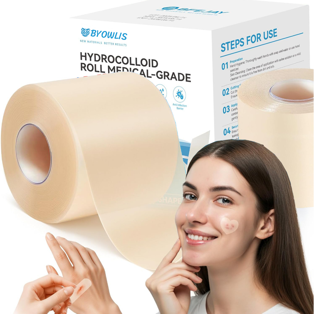 Upadated Hydrocolloid Bandages Roll Acne Patch Hydrocolloid Plaster for ...