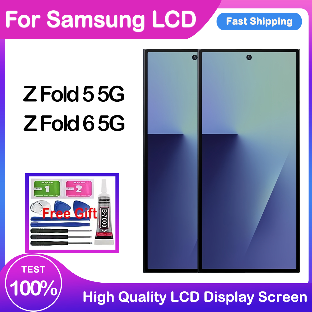 For Samsung Galaxy Z Fold 5 Fold 6 5G Display Touch Screen With Frame ...