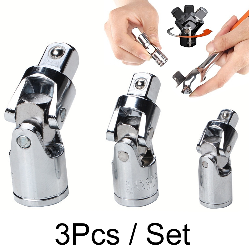Universal Socket Wrench Joint Socket Adapter Special 1/4 3/8 1/2 Sleeve ...