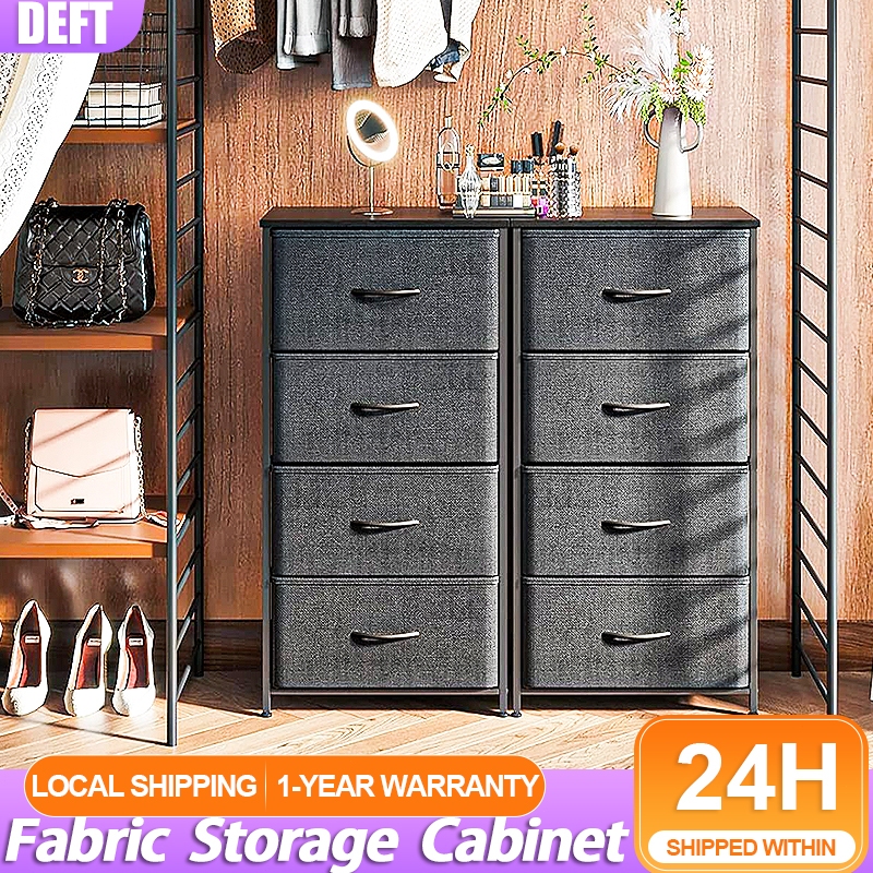 Drawer Clothes Storage Chest Cabinet 2/3/4 Layers Sturdy Steel Frame ...