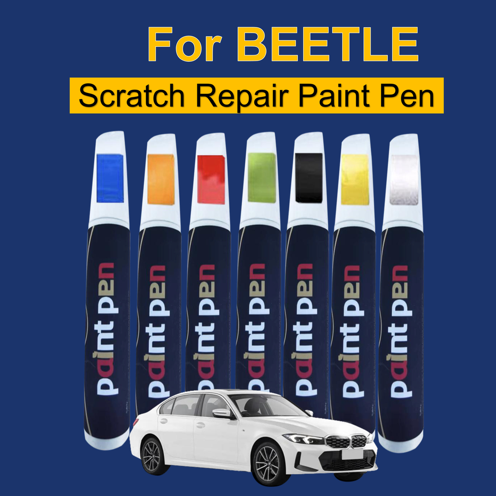 VOLKSWAGEN BEETLE 》Non-drip scratch pen Car paint pen Pen-style scratch ...