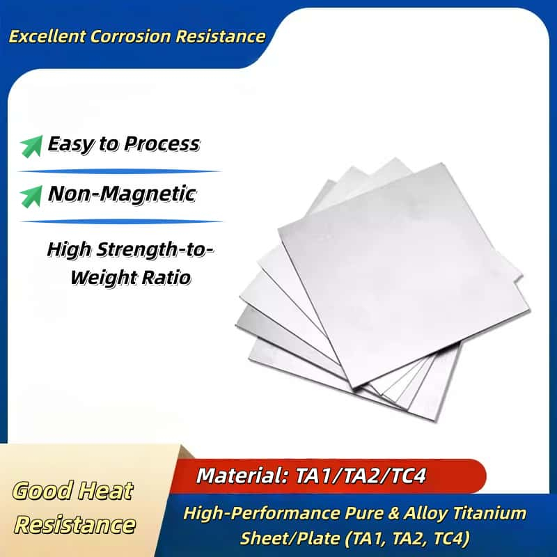 Titanium Sheet TA1 TA2 TC4 Plate | 1-10mm Thickness | CNC Laser Cutting ...