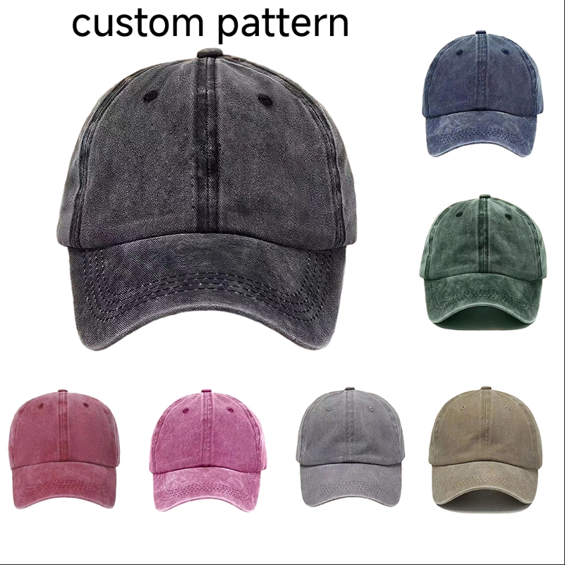 Solid Color Pure Cotton Baseball Cap Plain Color Hat Men Women Fashion ...