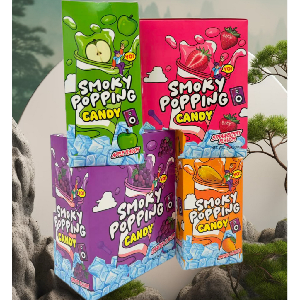 【COD】30pcs/box Smoky Popping Candy Smoky Popping Candies Absorbable ...