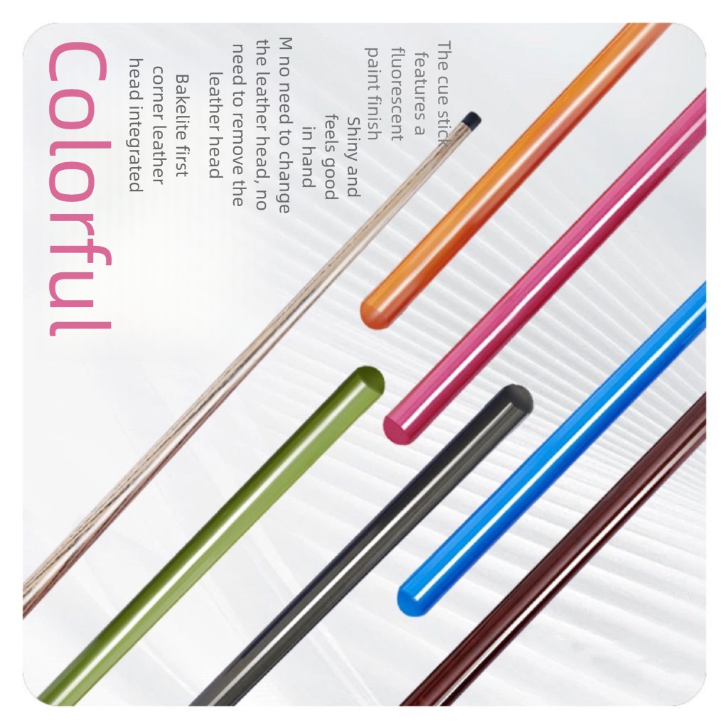 New 3-Piece Jump Break Pool Cue - Steel Core Powerhouse with Crystal ...