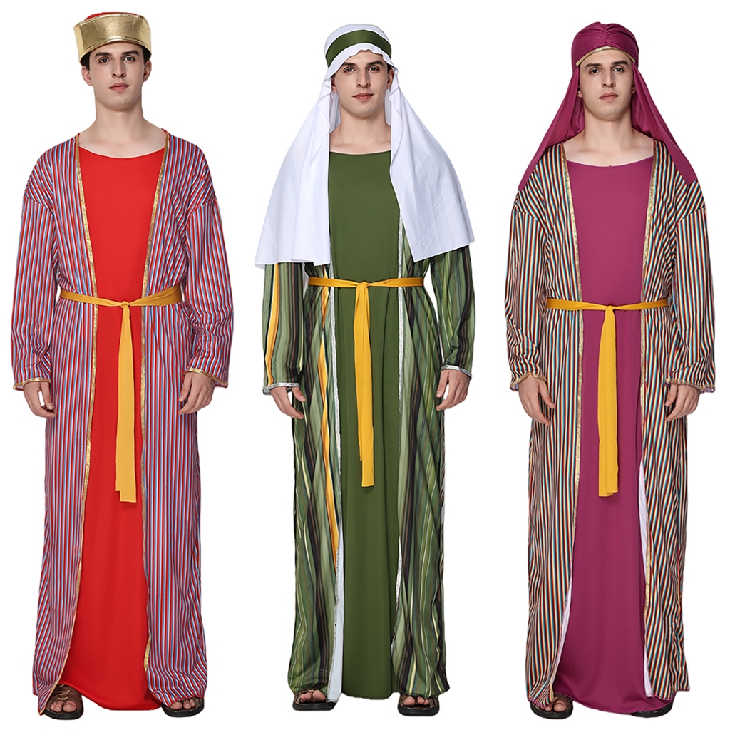 COD Men's Deluxe Saint Biblical Costume Adult 3 Wise Men Costumes ...