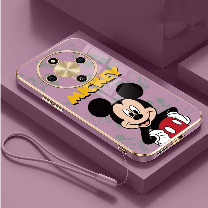 Honor X9d 5G HONOR X9d Fashion Glossy Plating Disney Case Cute Mickey ...