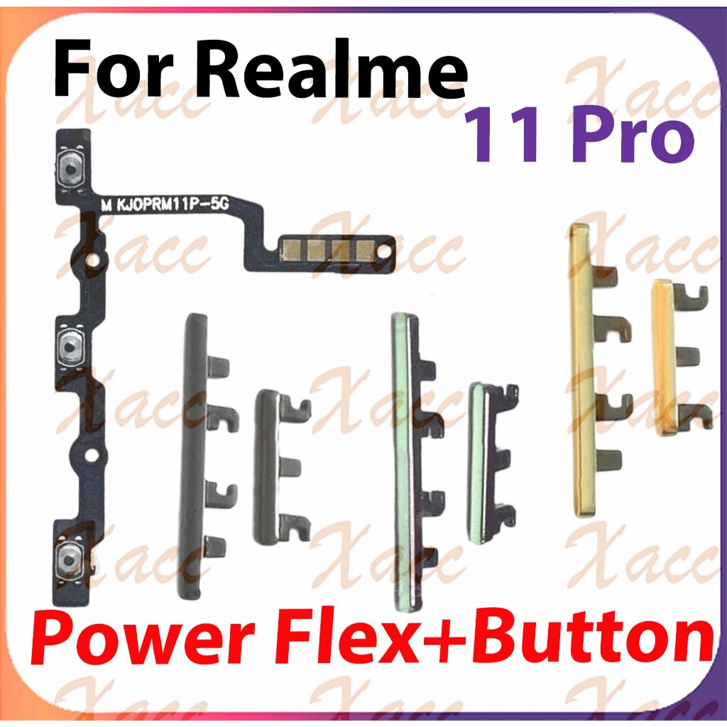 For OPPO Realme 11 pro 5G Power volume ON OFF button flex switch output ...