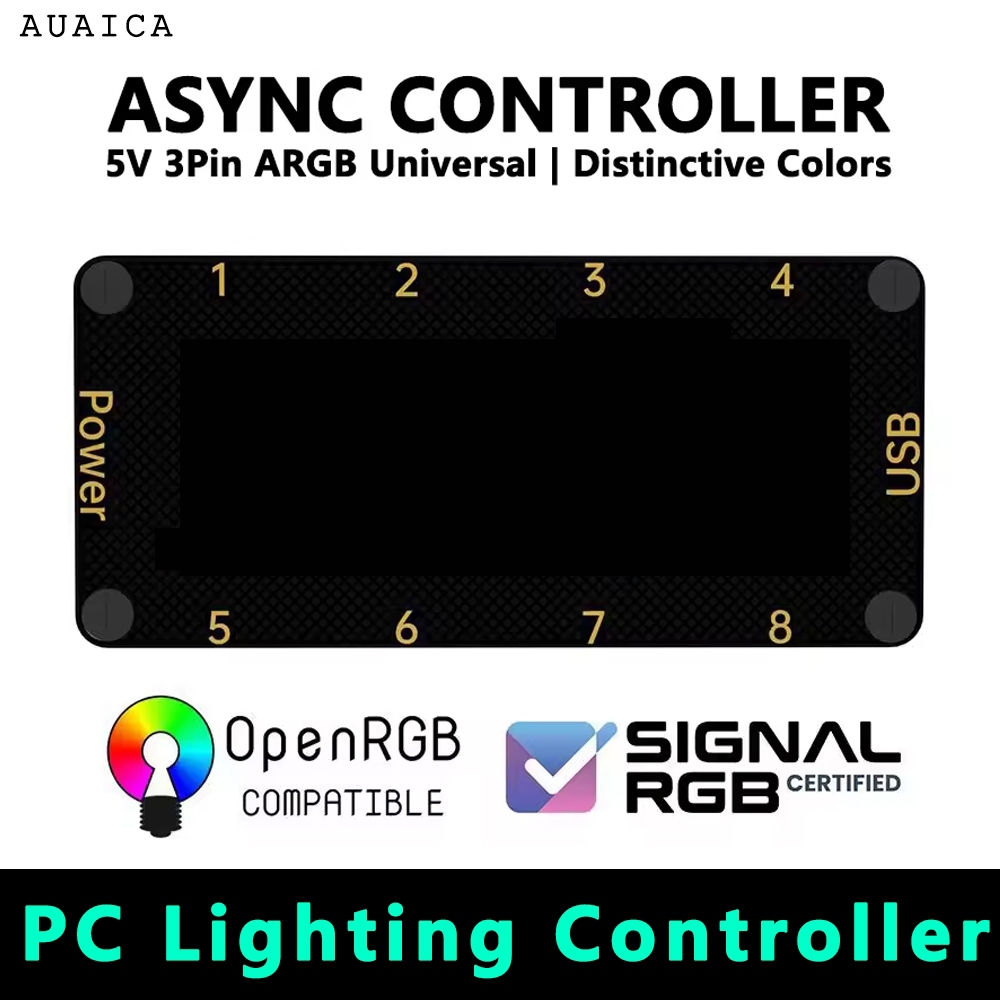 SignalRGB OpenRGB Universal 5V 3PIN ARGB Asynchronous Controller HUB ...