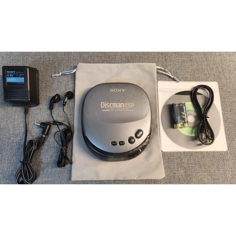 Sony Discman D-247 CD Player - 1Bit DAC, Line Out, Mega Bass, Anti ...