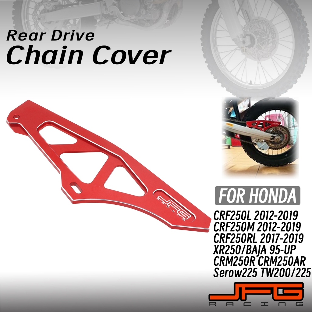 JFG MOTO Motorcycle CNC Rear Drive Chain Cover For CRF250L CRF250RL ...