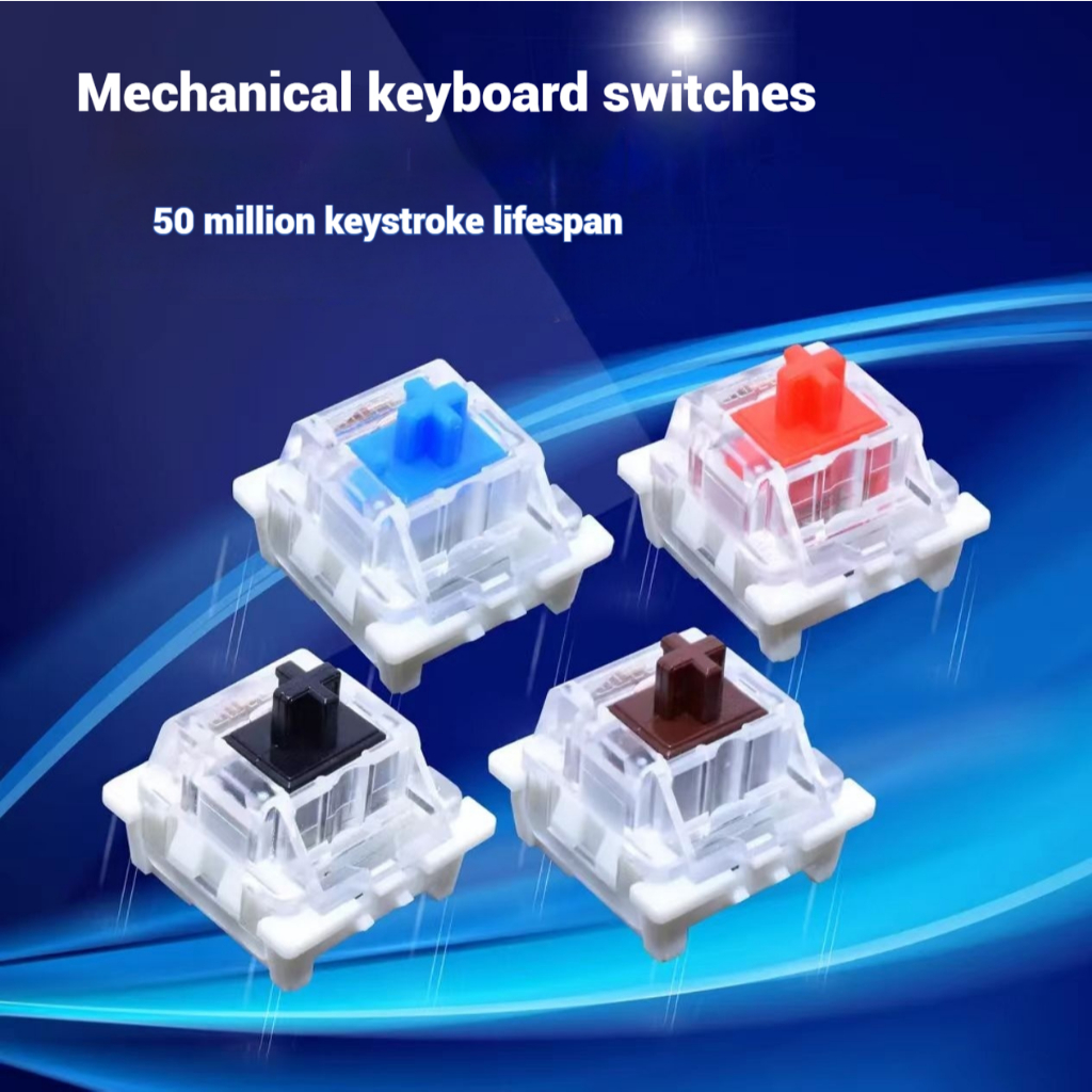Red switch *100 customized mechanical keyboard DIY three-pin/five-pin ...
