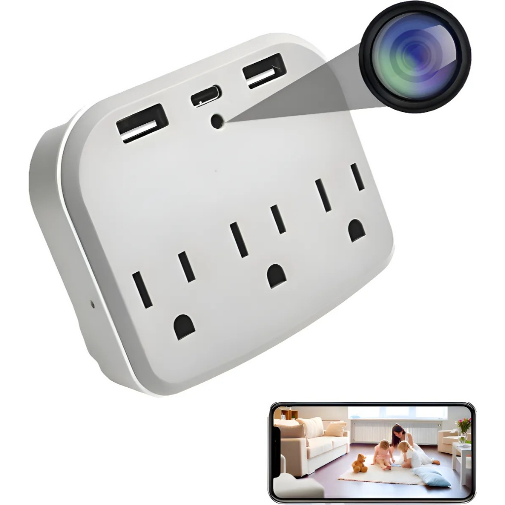 4K Wireless Cameras Mini Small Spy Security Wall WiFi Camera Indoor ...