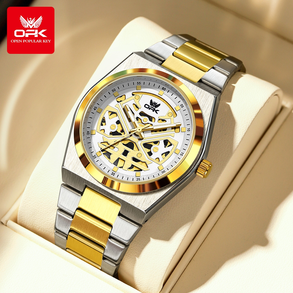 OPK Watch For Men Waterproof Original With Box Relo Stainless Steel ...