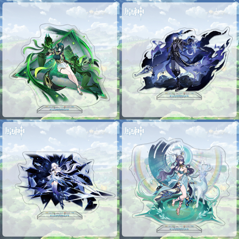 Genshin Impact Varka Columbina Kinich Acrylic Stand Genshin impact ...