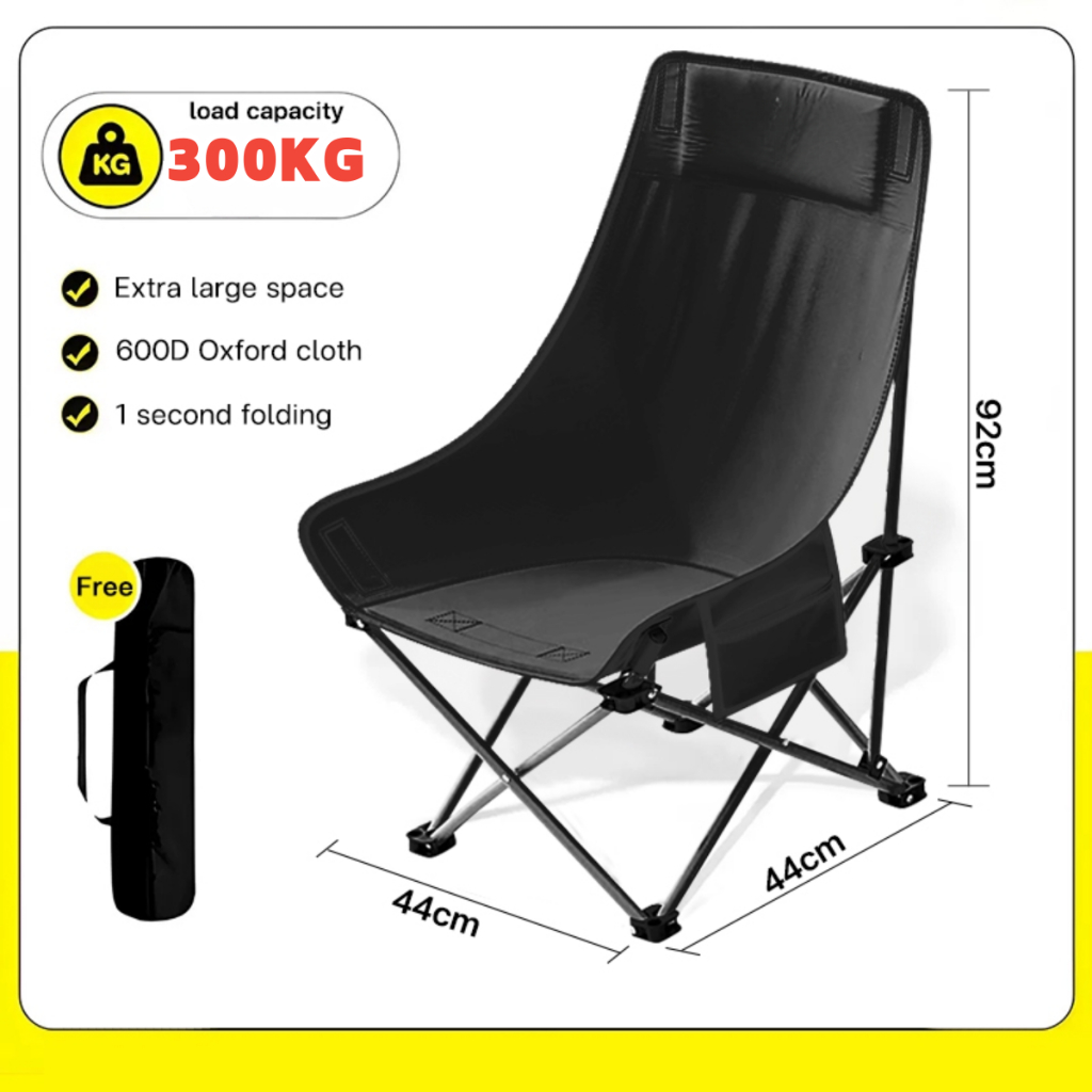 Large moon chair, high-back chair, recliner, armchair, outdoor folding ...