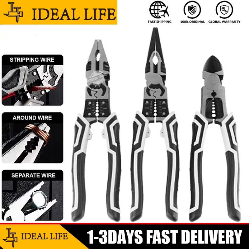 9 '' steel wire pliers Multifunctional Universal Diagonal Pliers Needle ...