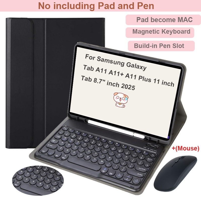 Keyboard Case for Samsung Galaxy Tab A11 8.7" inch / A11+ 11"A11 Plus ...