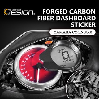 Forged Carbon Fiber Dashboard Meter Panel Trim Decorative Cover Sticker ...