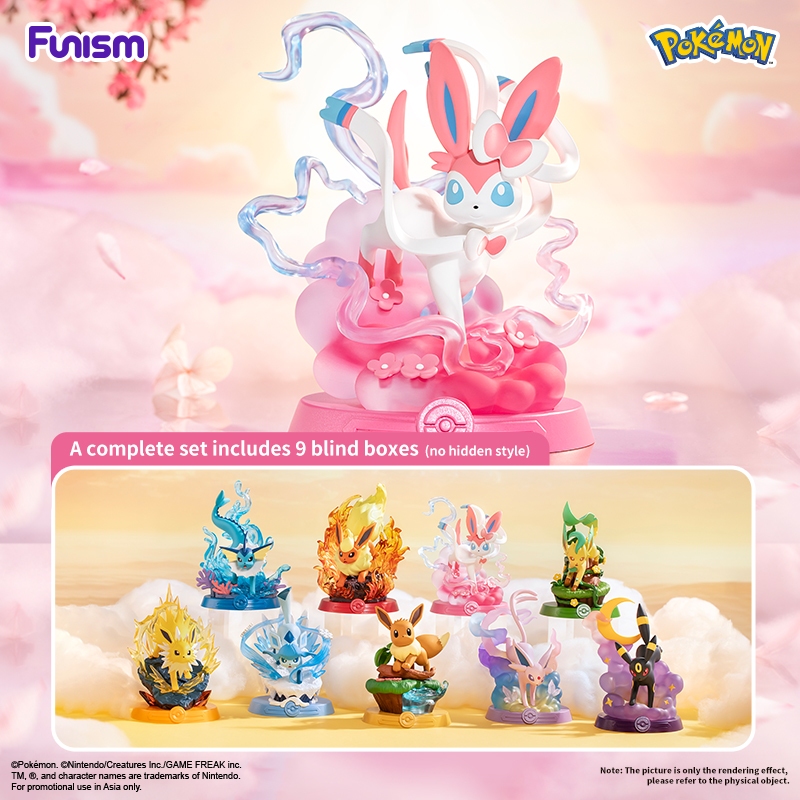 FUNISM Pokemon Adventure! Eevee Series Blind Box Figure Fashionable ...