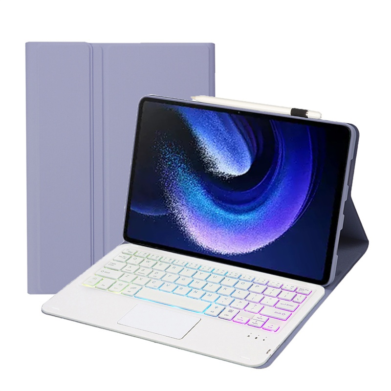 Trackpad Bluetooth Keyboard Built-in Backlit For Xiaomi Pad 8 Pad 8 Pro ...