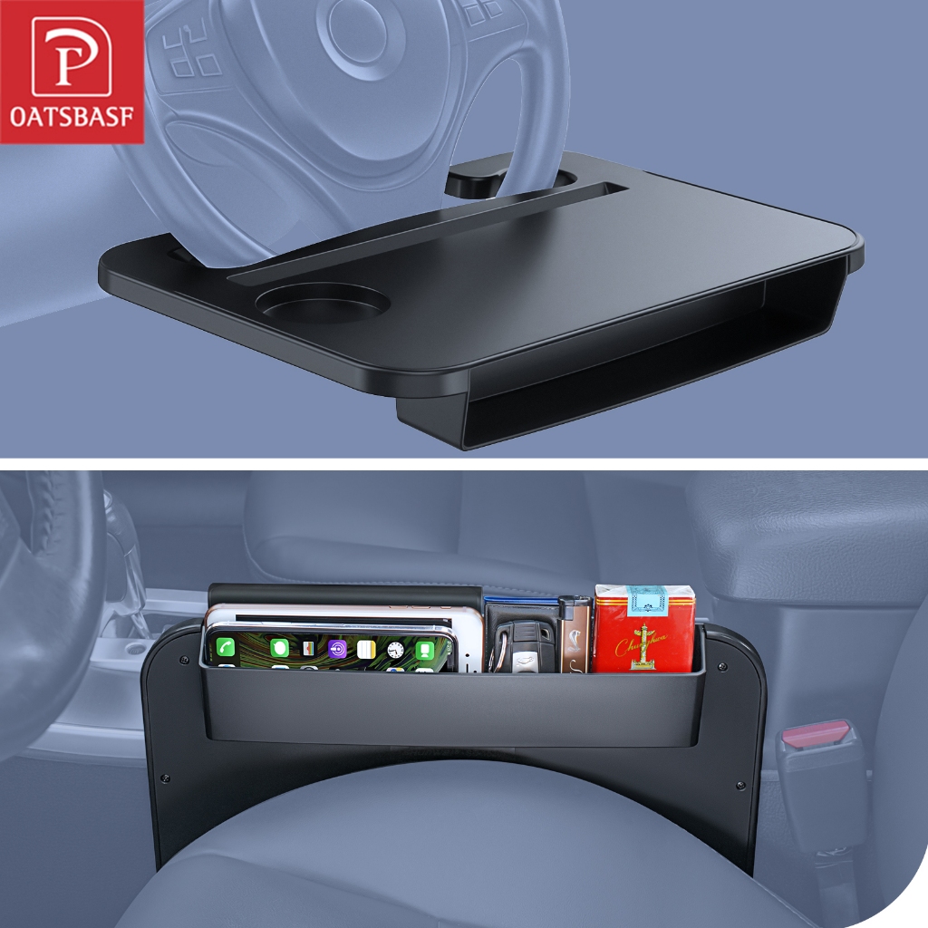 OATSBASF Car Steering Wheel Dining Tray Board Driver Seat Table Desk ...