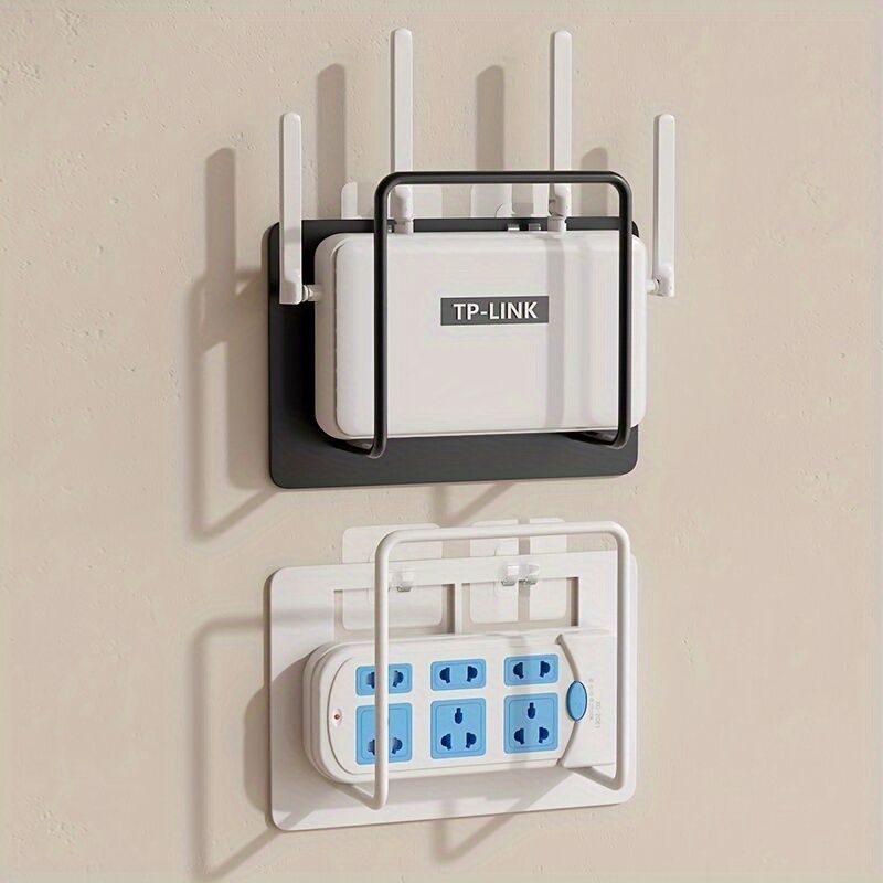 Rack Router Placement Socket Wall Mount Fixture Wifi Storage Box ...