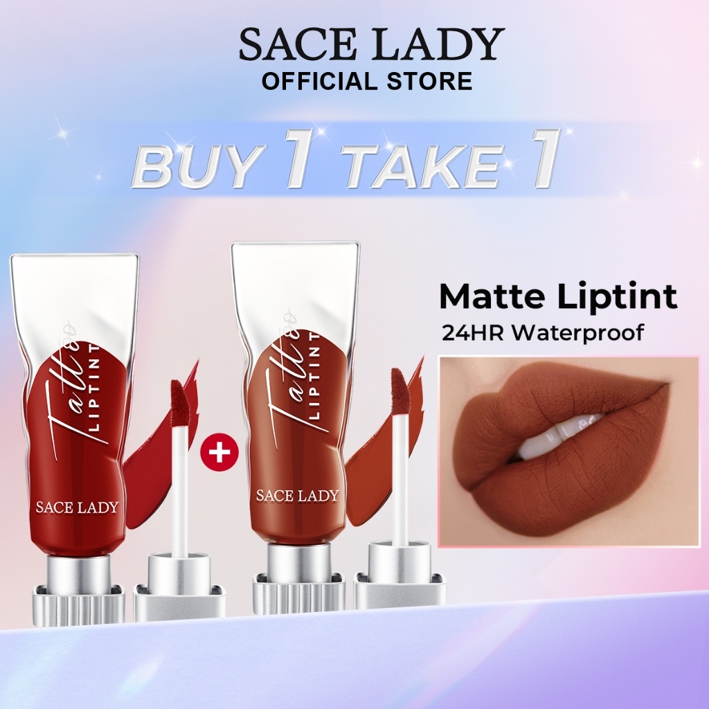 SACE LADY Lipstick Long lasting High Pigment Non-stick cup Matte Finish ...