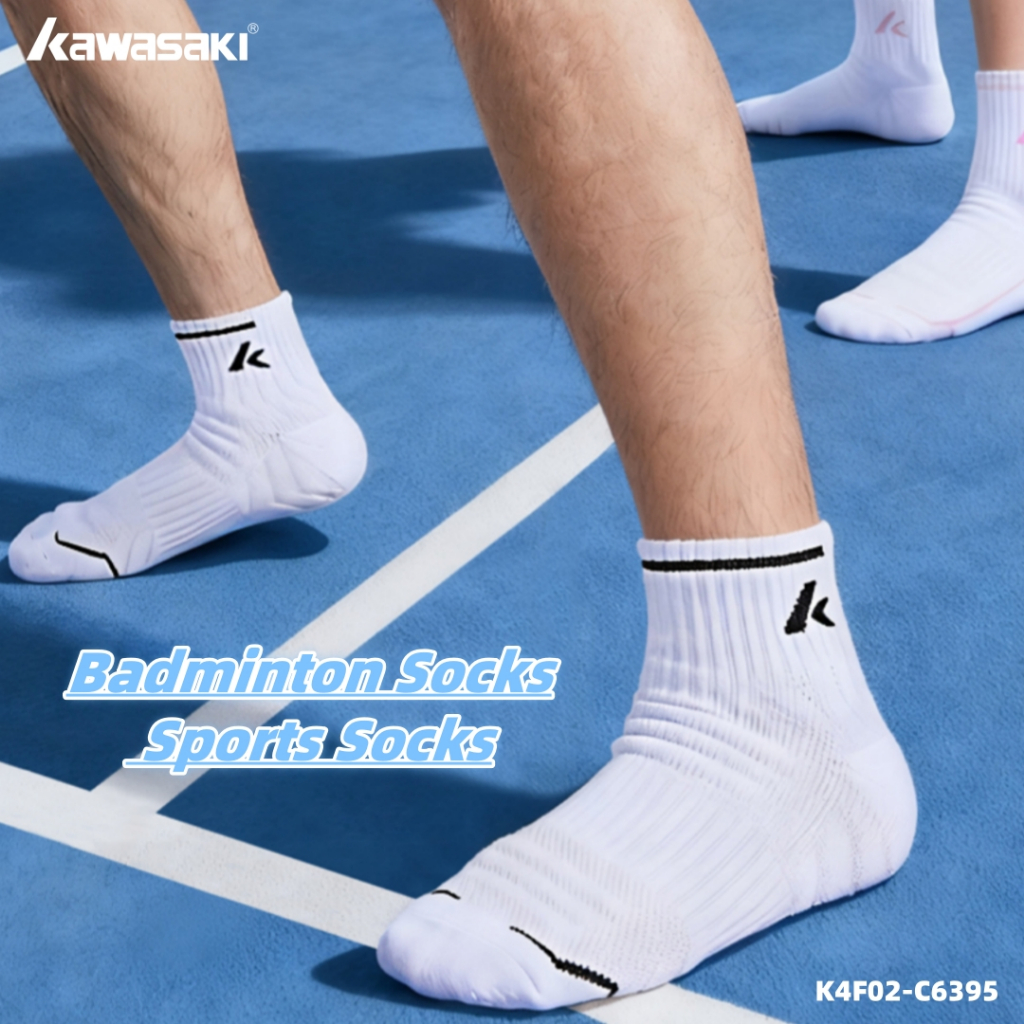 Kawasaki Socks K4F02-C6395 Badminton Socks Sports Socks Professional ...