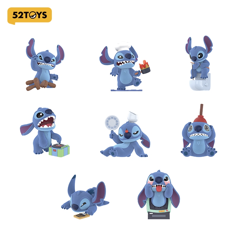 52TOYS Disney Stitch Super Trouble Maker Series Blind Box(Whole Set ...