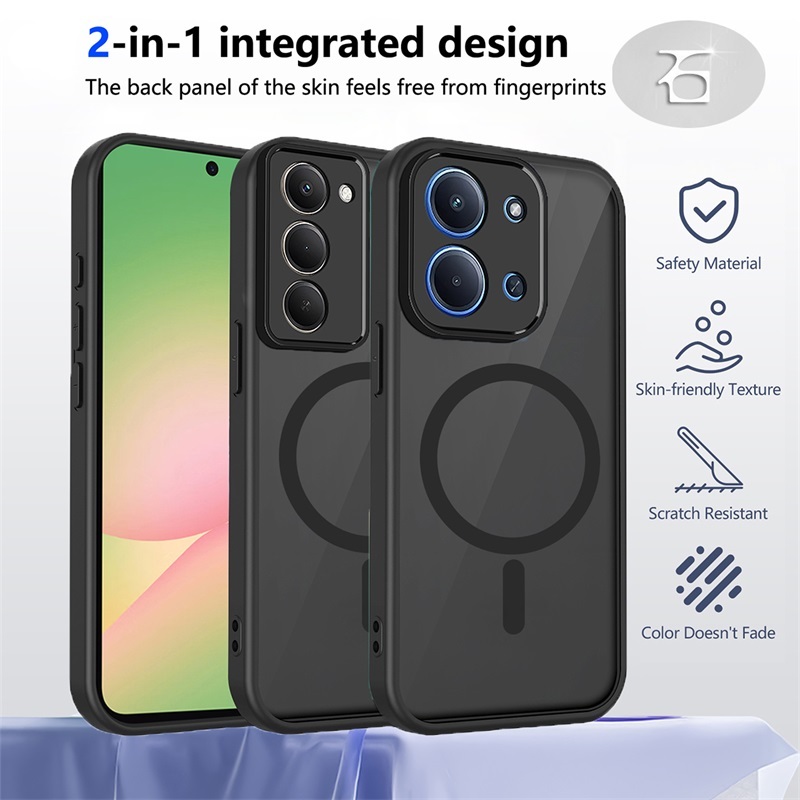 Hard Case For Xiaomi Redmi 15C 15 14C POCO C85 C75 Magnetic Coil ...